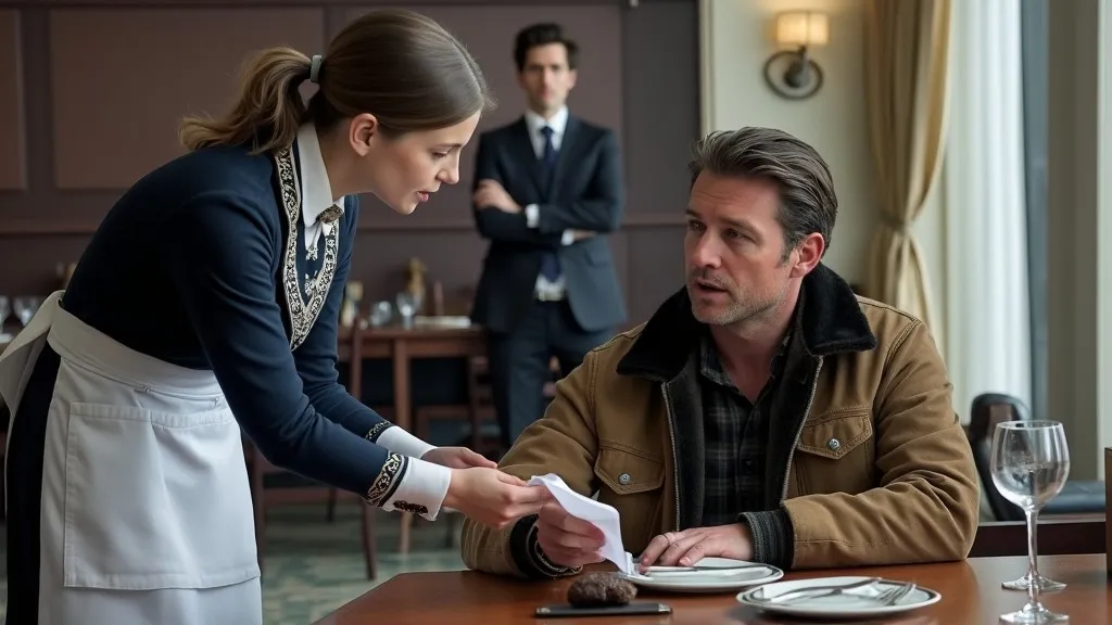 Undercover Millionaire Orders Steak — Waitress Slips Him a Note That ...