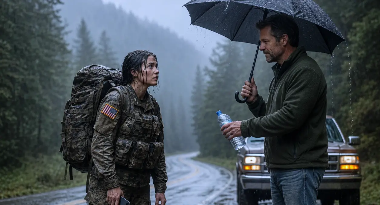 He rescued a stranded soldier in a freezing storm! Weeks later, she ...