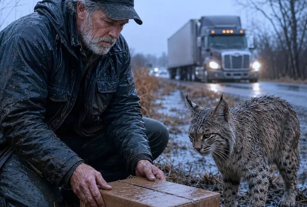 The trucker thought his old bobcat had gone off to die. Then she came ...