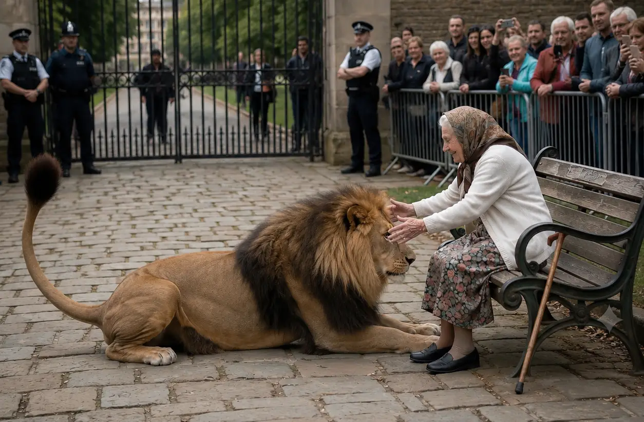 When A Massive African Lion Escaped His Enclosure, He Didn't Hunt! He ...